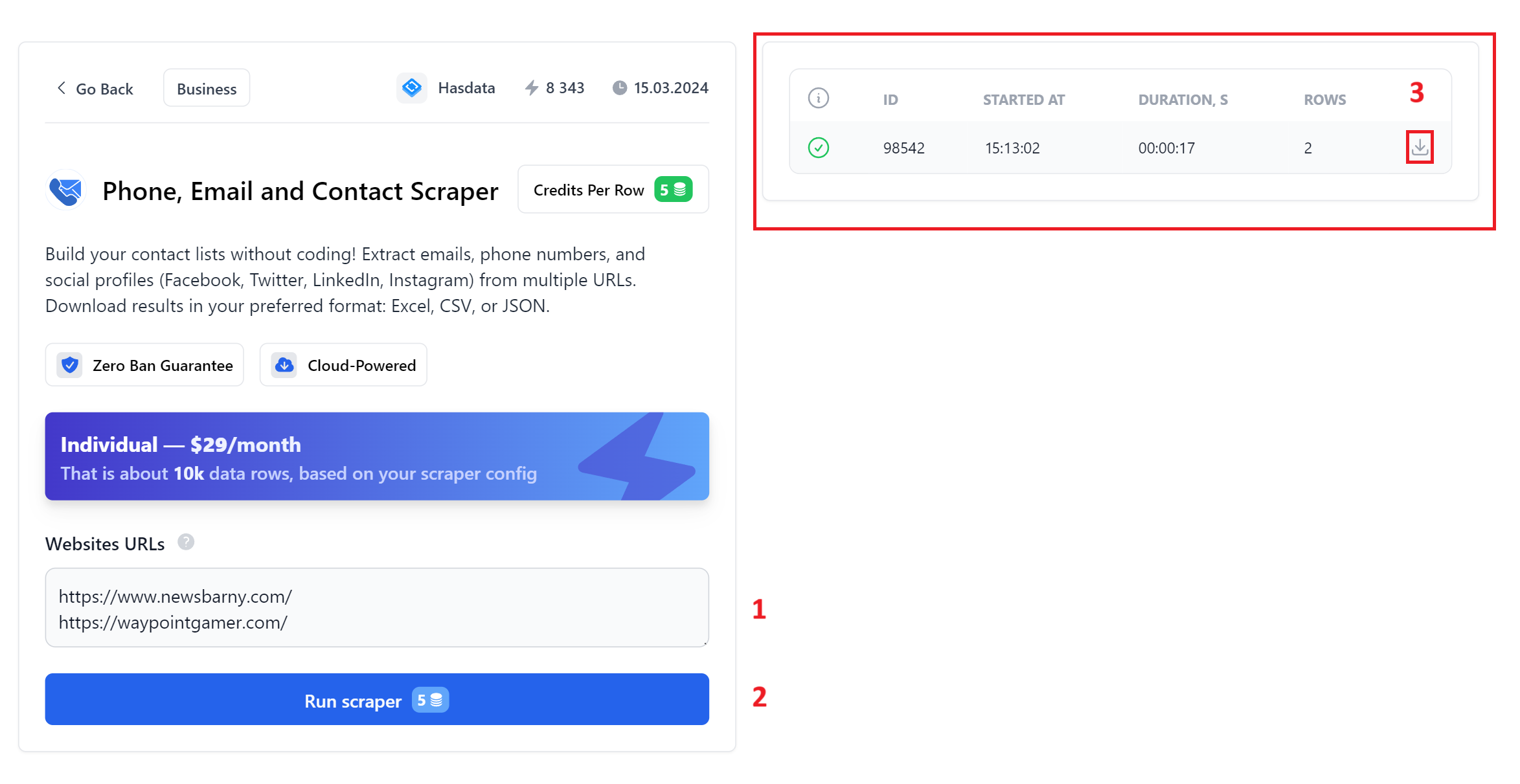 How to Scrape Emails from any Website with No-Code Tools, Integration Services, and Python | HasData