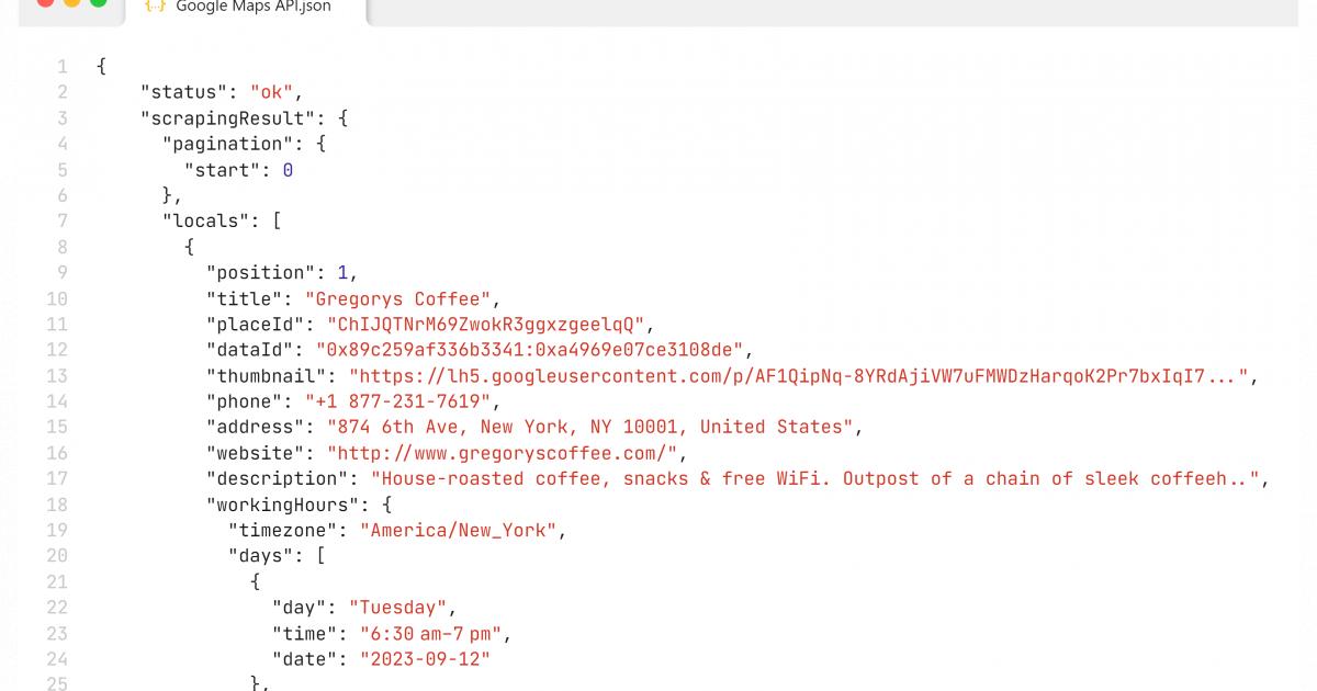 Google Maps Search API | HasData