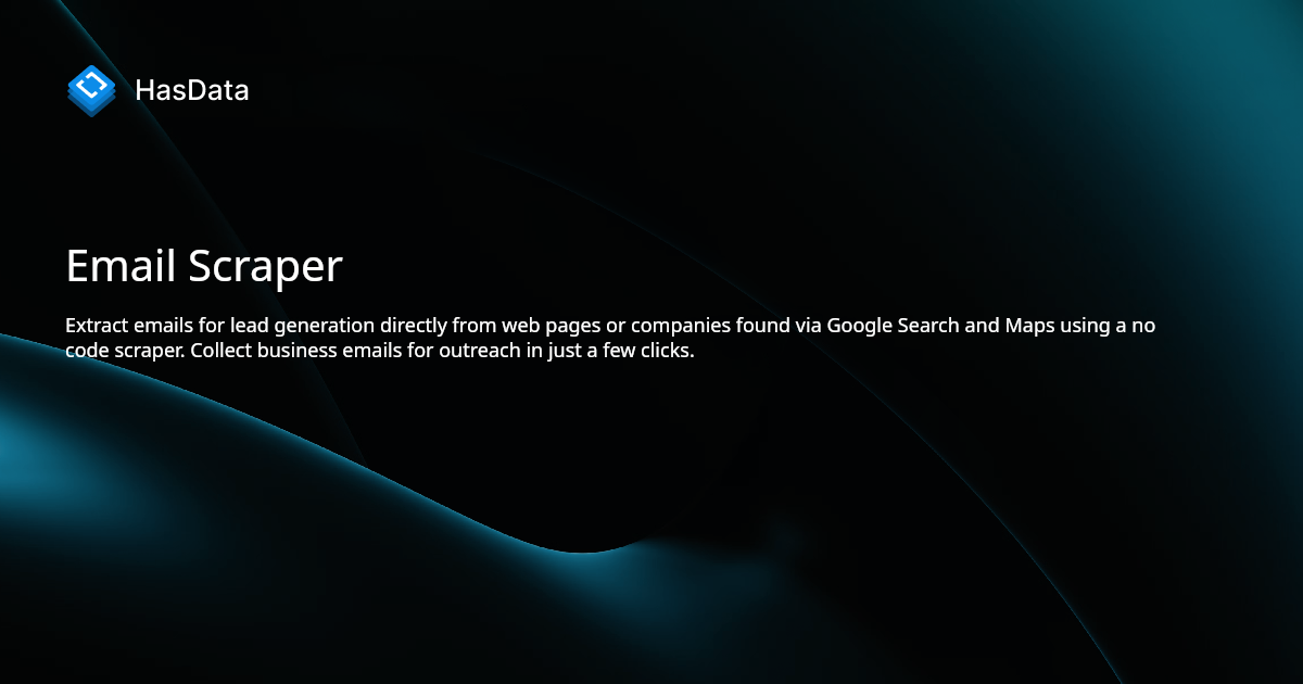 Email Scraper | HasData