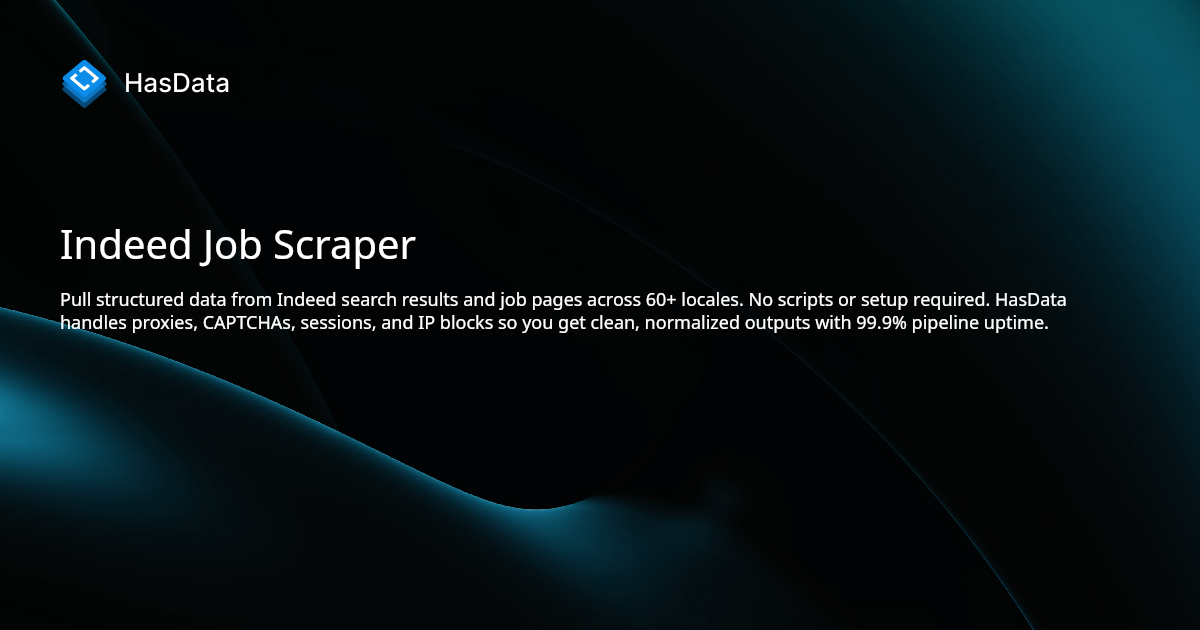 Indeed Job Scraper | HasData