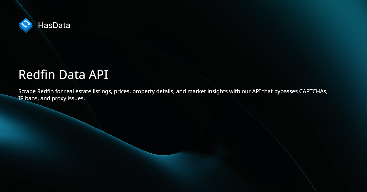 Redfin Data API | HasData