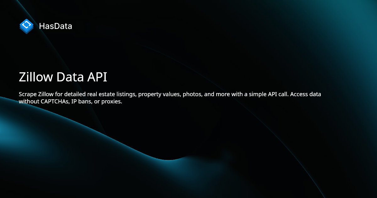 Zillow Data API | HasData